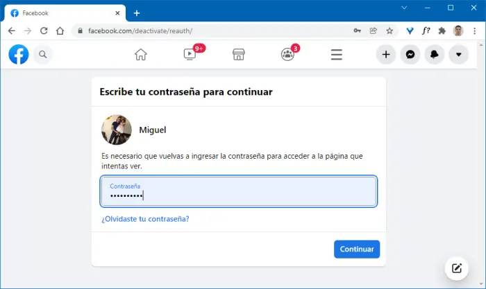 Cómo cerrar una cuenta de Facebook temporalmente